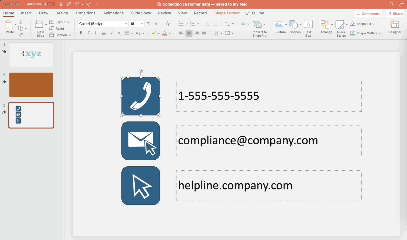 Add a branded Intro and Outro to your video using PowerPoint