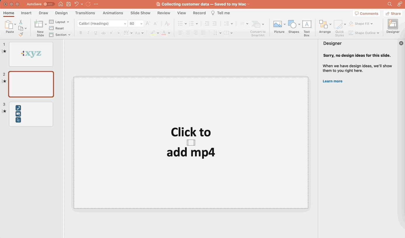 Add a branded Intro and Outro to your video using PowerPoint