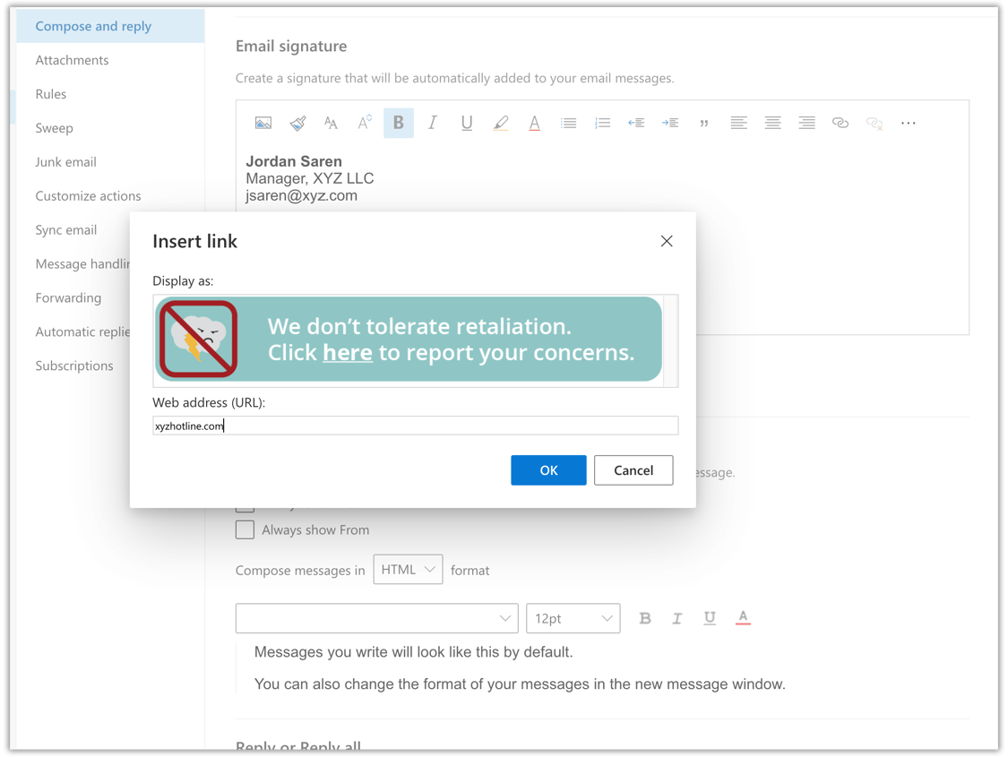 Adding a PNG to an email signature (Outlook)