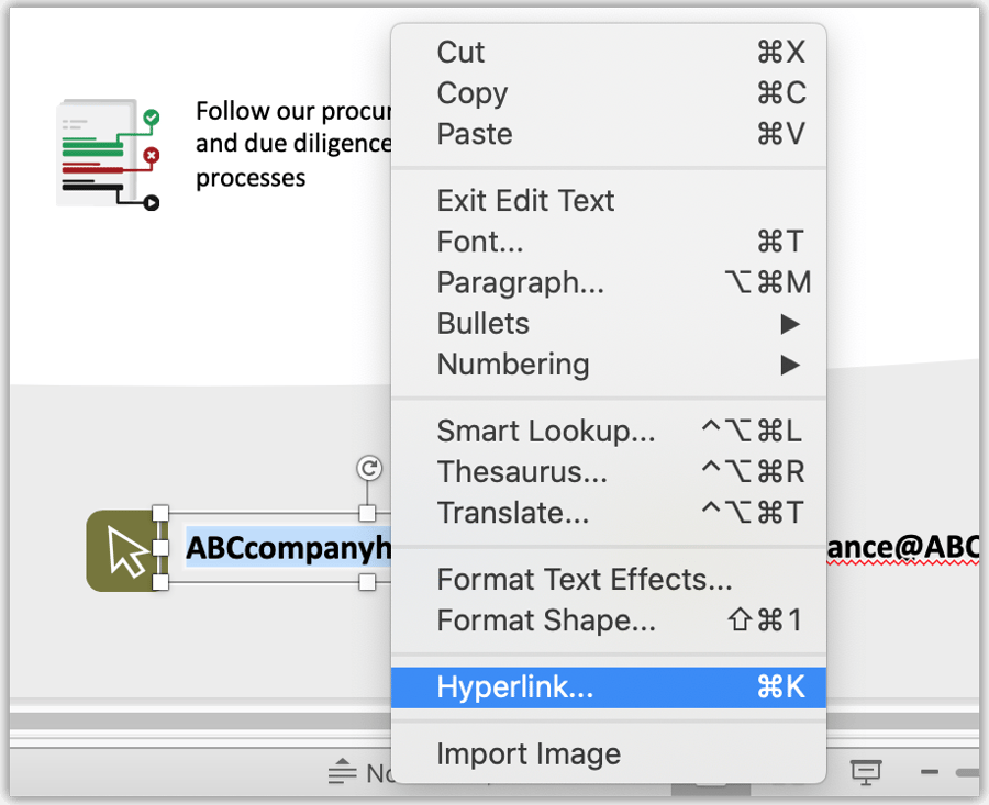 Editing hyperlinks in PowerPoint