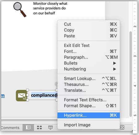 Editing hyperlinks in PowerPoint