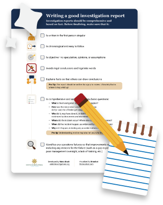 Writing a Good Investigation Report