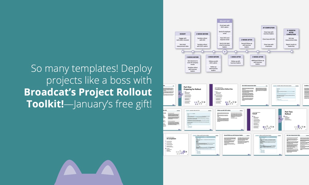 The Project Rollout Toolkit [January 2020 Gift]